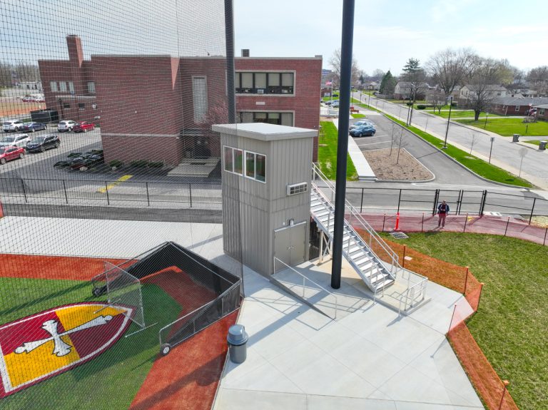 Scecina High School 8×12 Two-Story Press Box – Sightlines Athletic ...